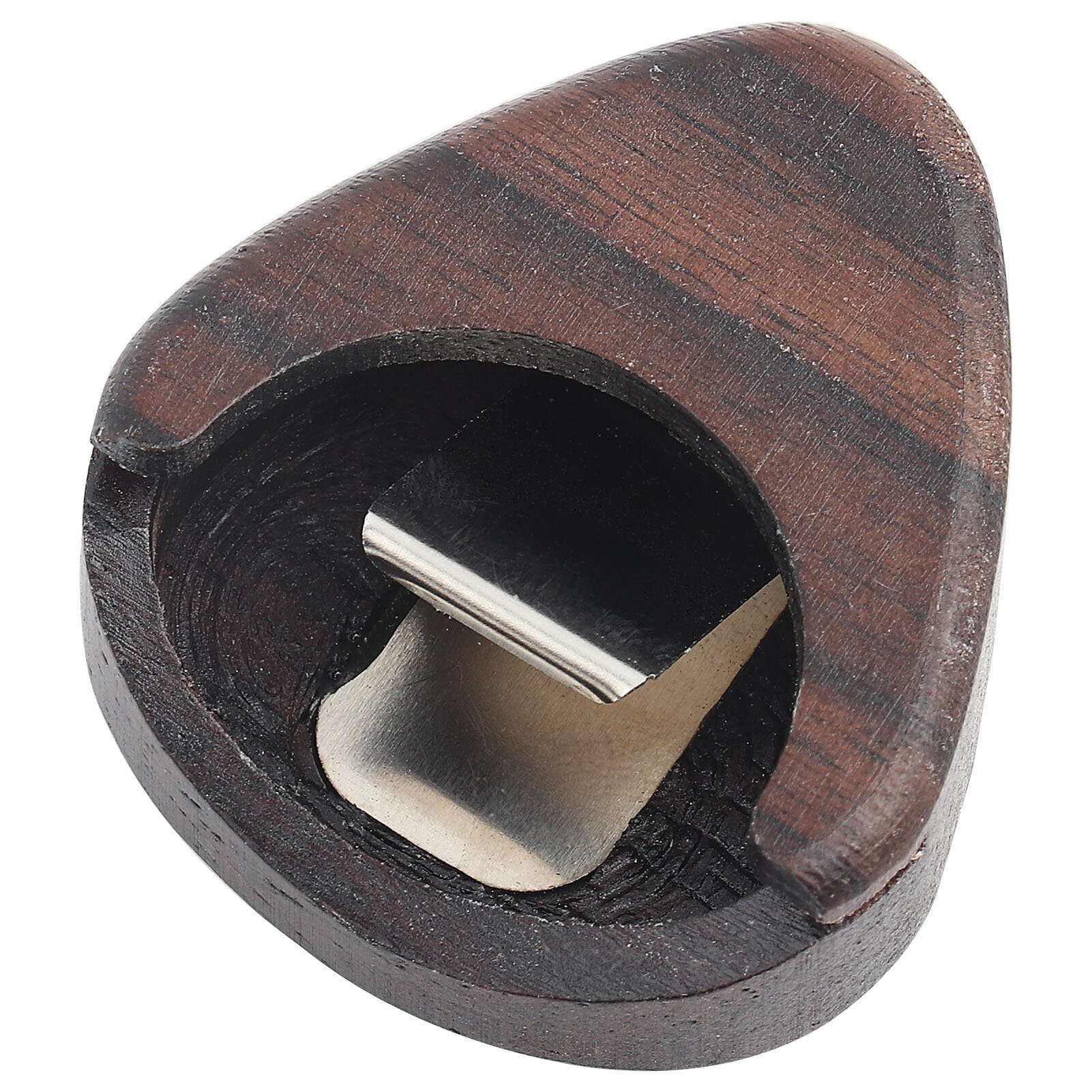 Коробка для медиаторов премиум-класса из розового дерева в форме сердца для стандартных медиаторов, футляр для хранения аксессуаров для гитары, деревянная коробка для медиаторов ручной работы