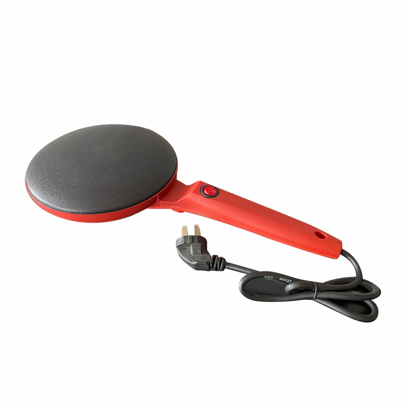 Электрическая блинница мощностью 800 Вт, портативная круглая блинная сковорода для домашнего использования, простая в использовании, многофункциональная, вилка стандарта США 110 В