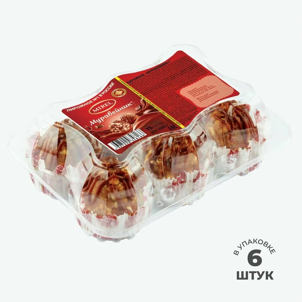 Пирожное "Муравейник" 340 гр. Мирель