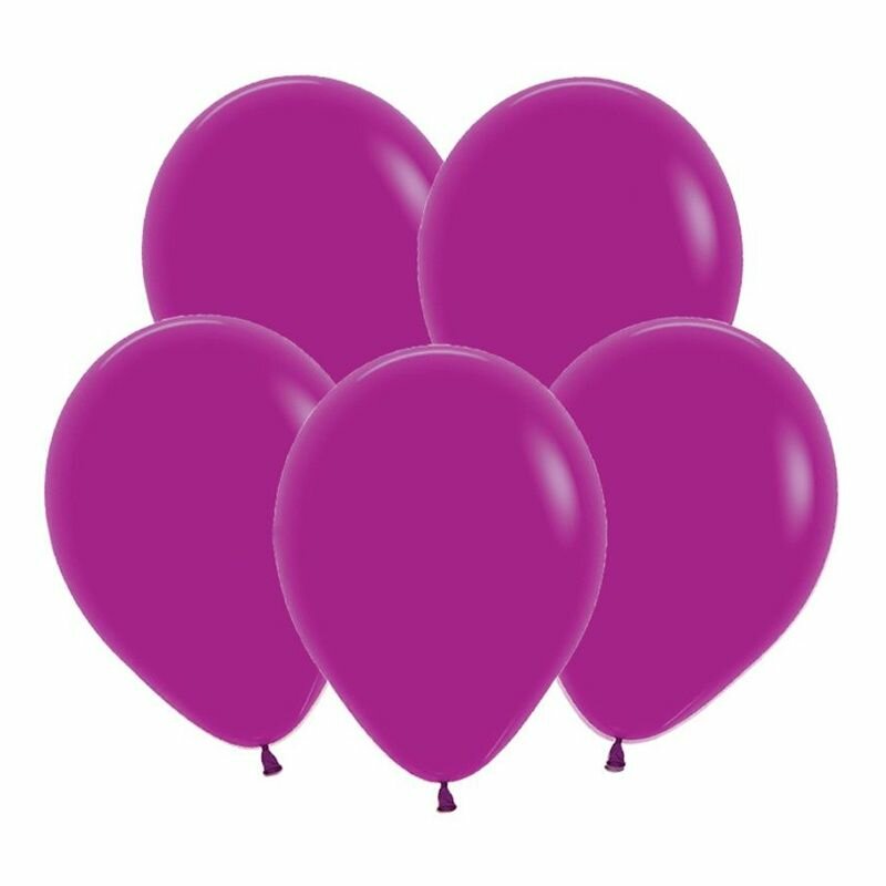 Шар воздушный Sempertex латексный Пурпурная орхидея, Пастель, Purple Orchid, 100 шт