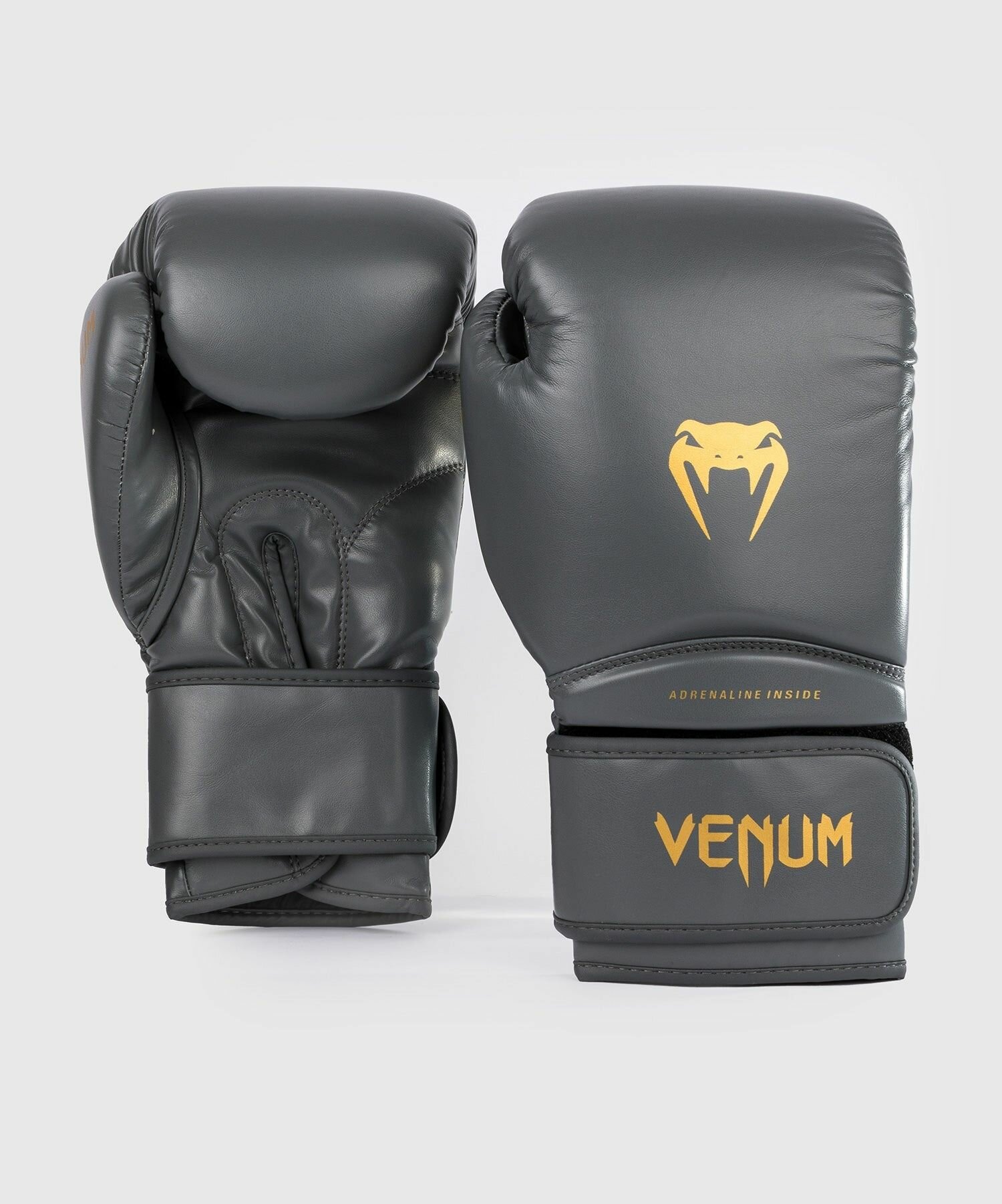 Боксерские перчатки тренировочные Venum Contender 1.5 - Grey/Gold (10 oz)