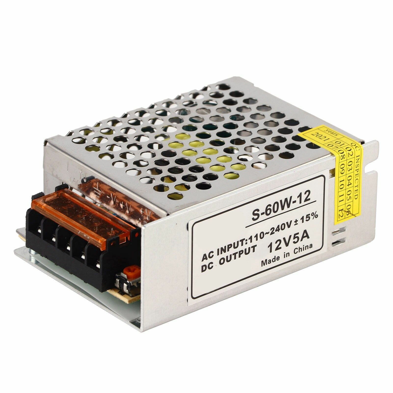 Преобразователь напряжения 5A, 12V, AC/DC, для светодиодов