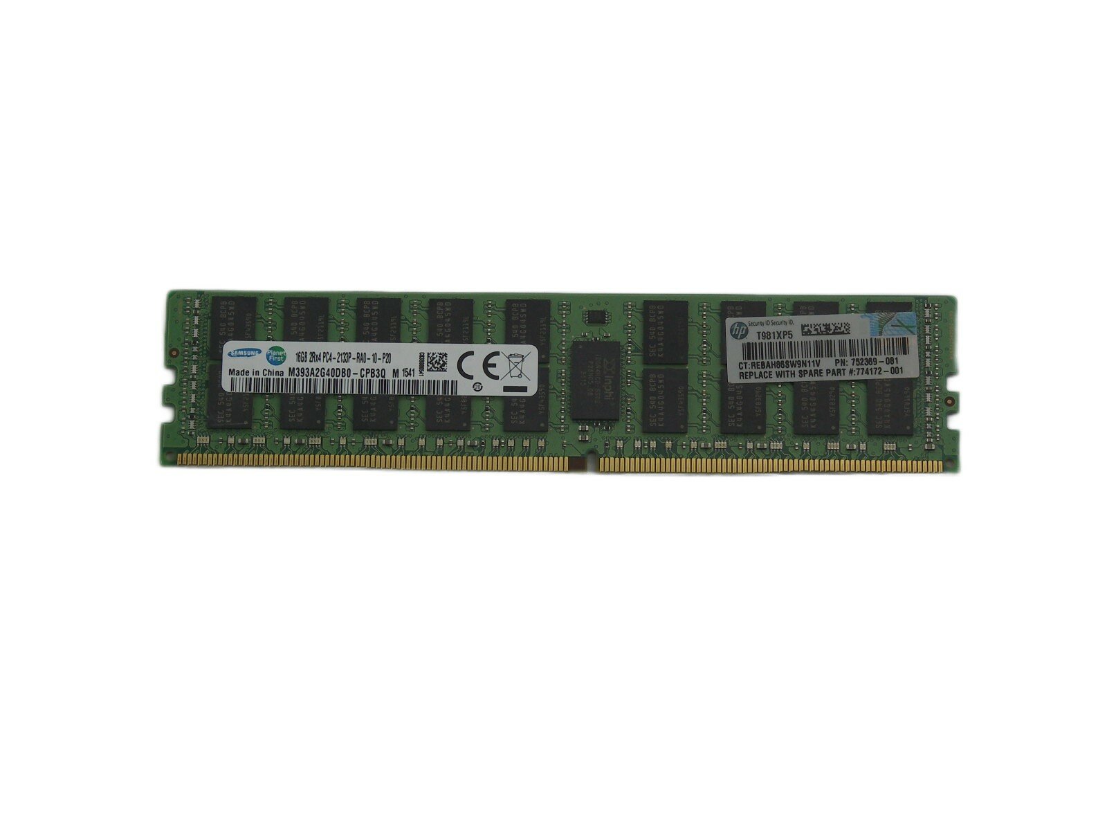 Оперативная память DIMM DDR4 16Gb 2133MHz Samsung M393A2G40DB0-CPB Серверная