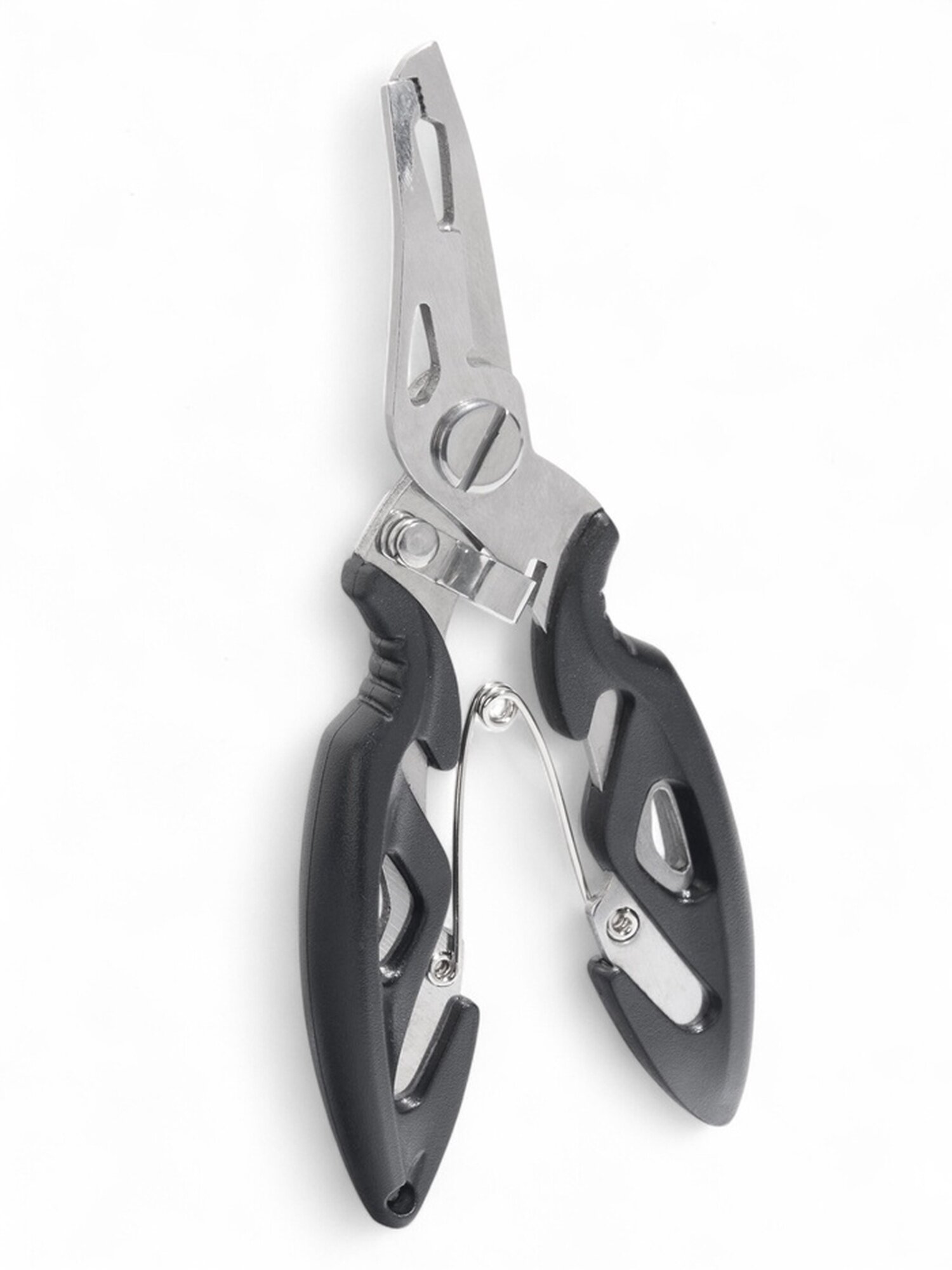 Мультитул Сима-ленд, 3 в 1, рыболовный, сталь, пластик, черный, 12 см