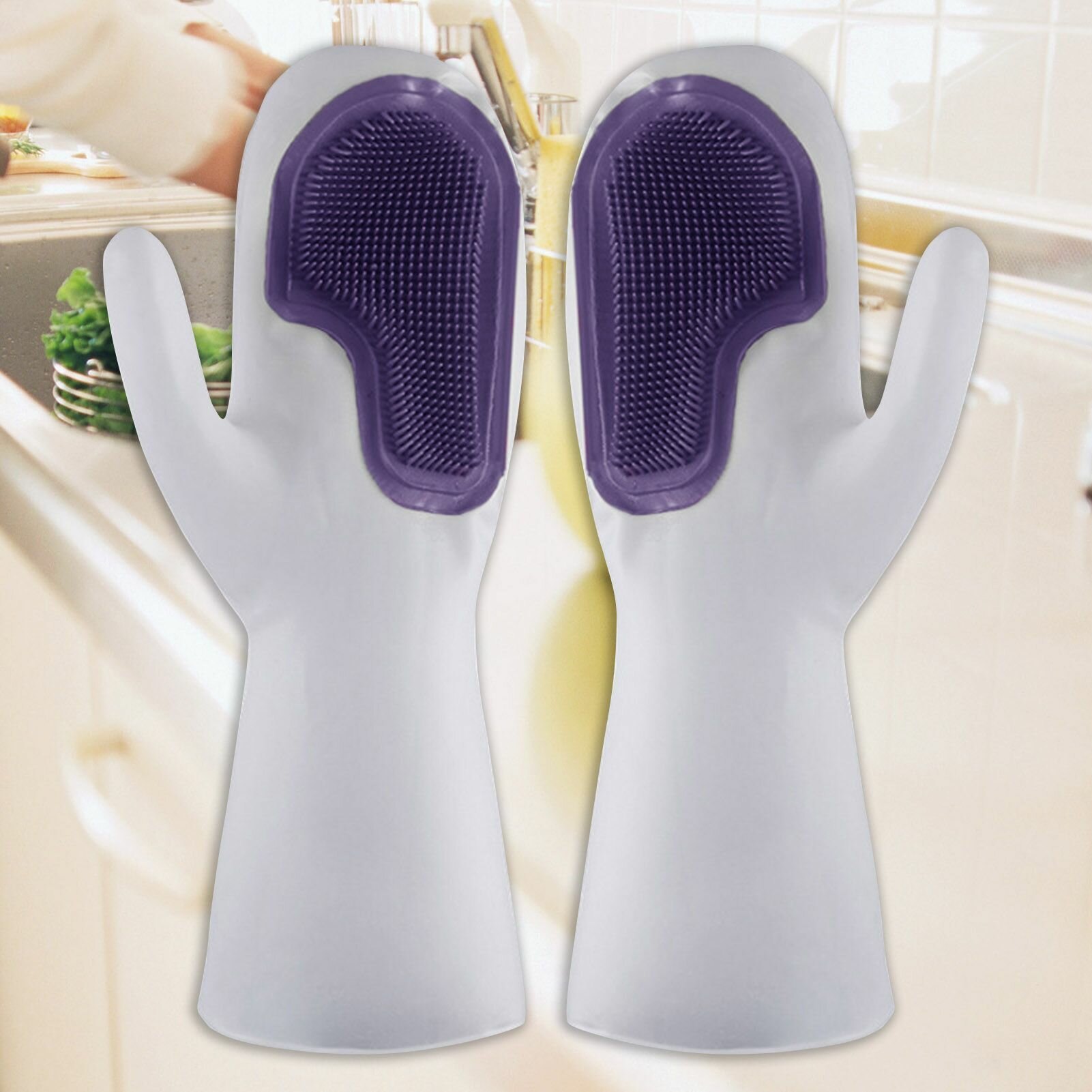 Моющие перчатки для кухни и ванной: удобные и практичные