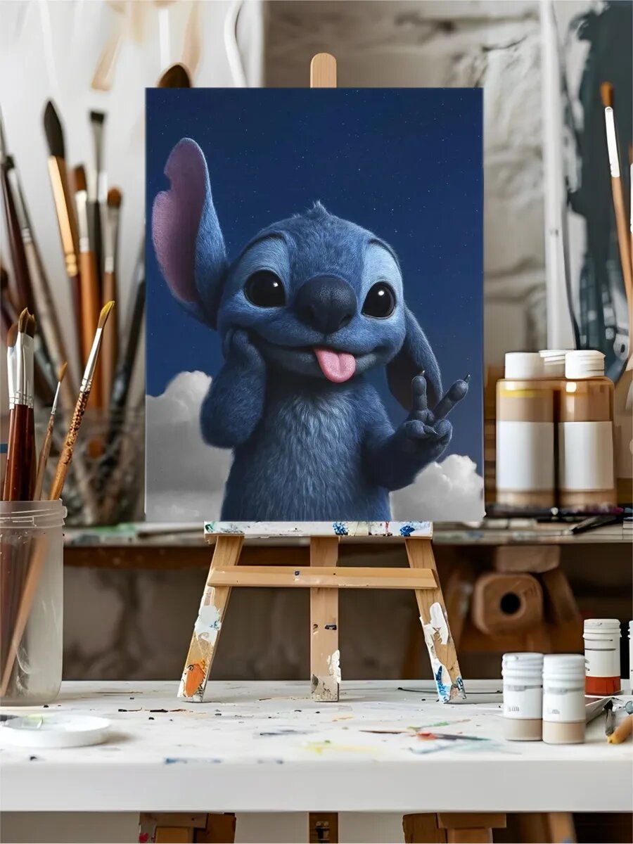 Картина по номерам стич