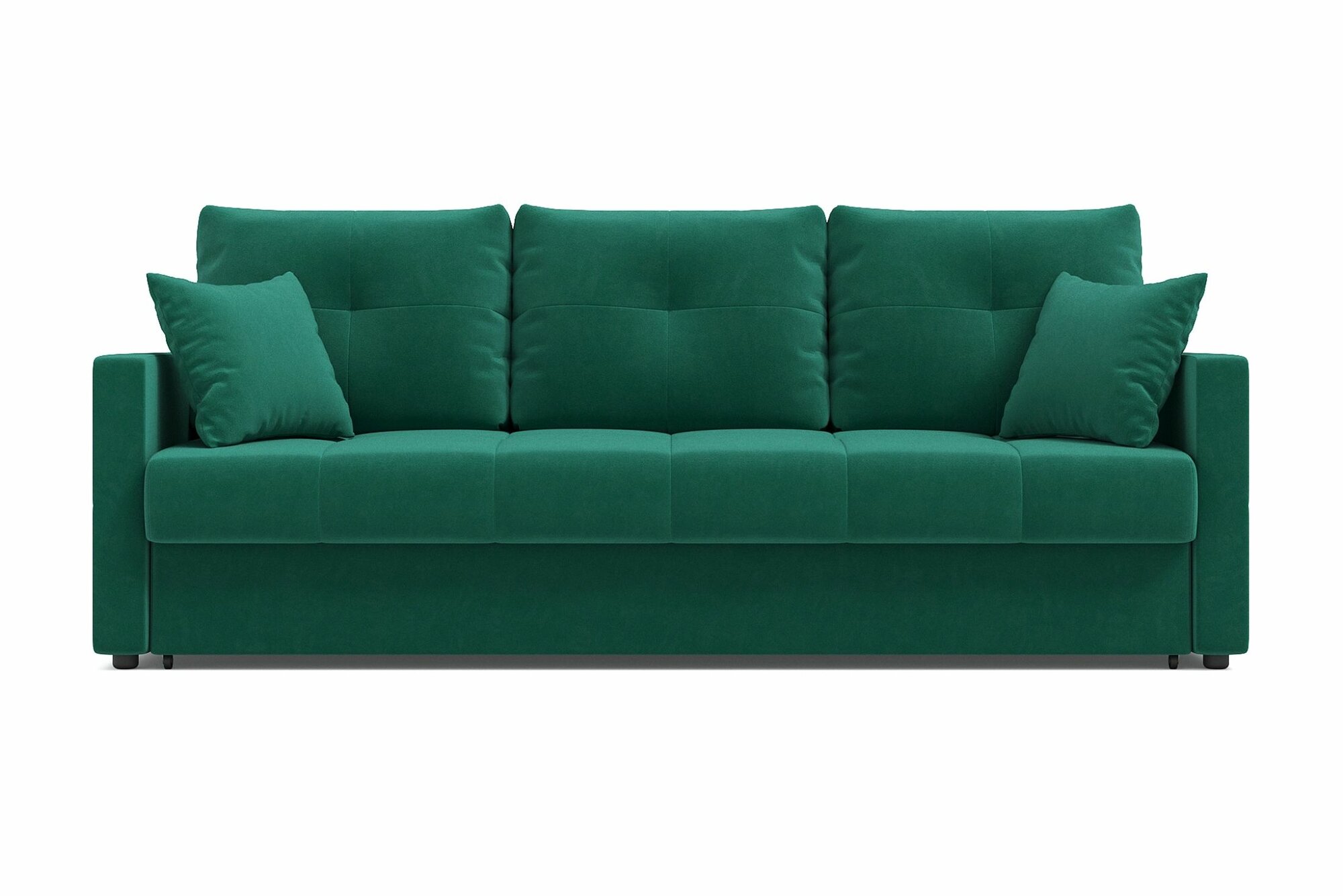 Диван Вита, 3-х местный, изумрудный