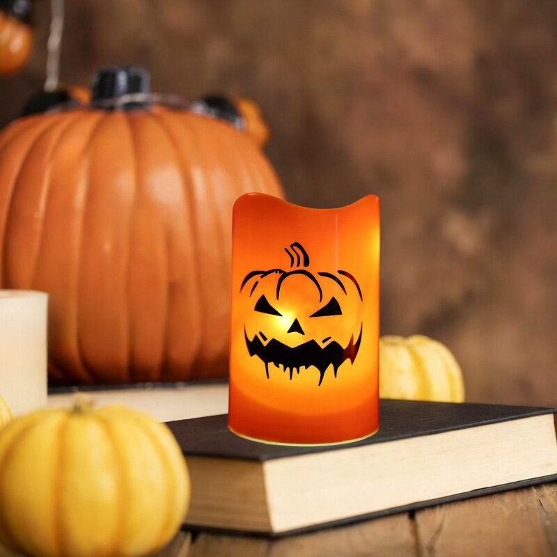 Светодиодная электронная свеча для украшения Хэллоуина night light A купить c доставкой на OZON по низкой цене (2977001370)