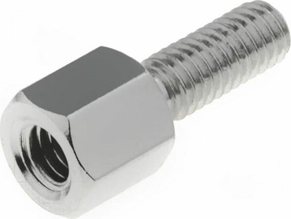Дистанцирующая стойка DREMEC 213X5 с резьбой, Внутр. резьба M3, 5мм, латунь, 1 шт
