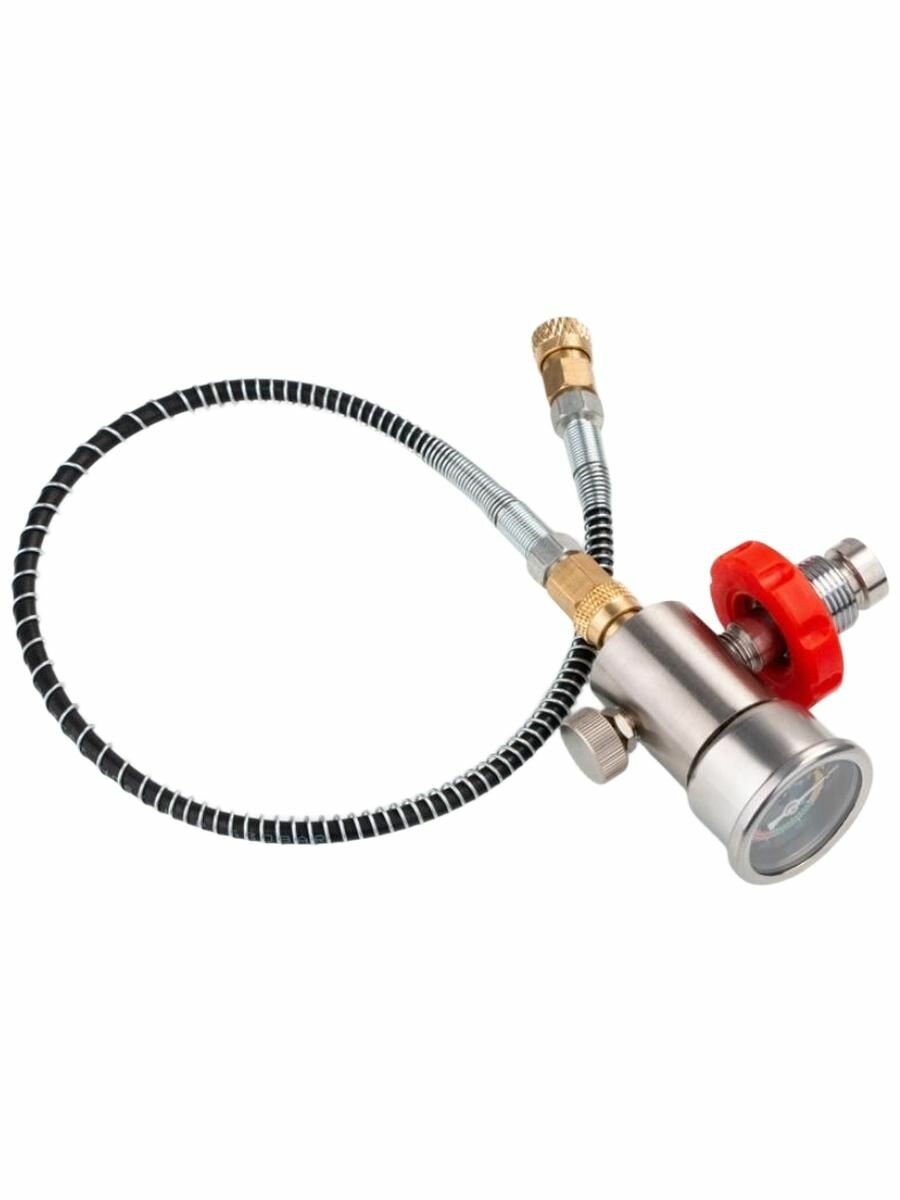 24-дюймовая полнопружинная насосная трубка, погружная трубка высокого давления дайвинга аквалангом, подключение заправочной станции