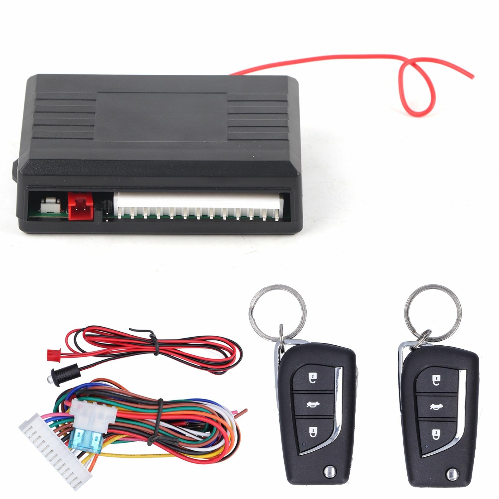 Универсальная автоматическая система дистанционного входа без ключа 12 В, комплект центрального замка для замены автомобильного брелока