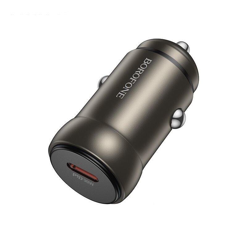 Блок питания AUTO Borofone BZ32 TypeC PD30W, быстр. зарядка, золотистый