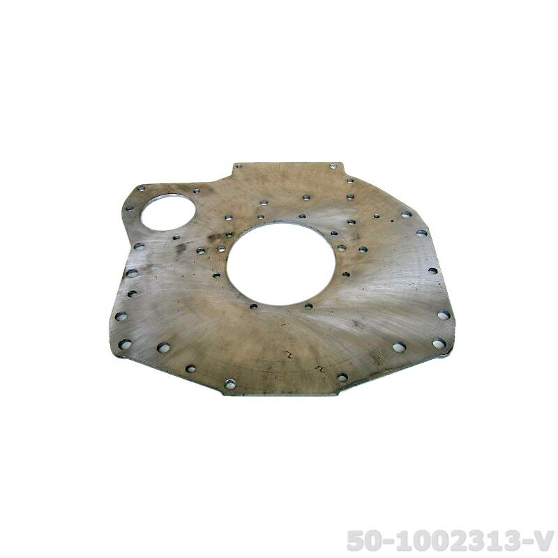 Лист задний на стартер (между двигателем и сцеплением) 50-1002313-В, для колесных тракторов и экскаваторов марки МТЗ