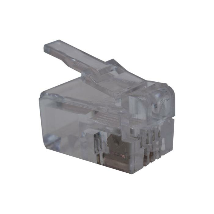 Коннектор 4P4C (RJ-11) (уп.100шт), SUPRLAN 10-0229 (1 упак)