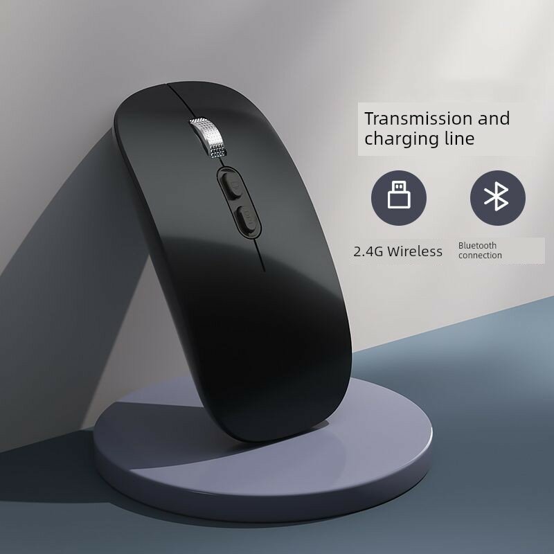 MacBook Apple Laptop Dedicated Bluetooth Wireless Mouse Pro Silent Air Charging Typec Interface Black/Dual-Mode Model