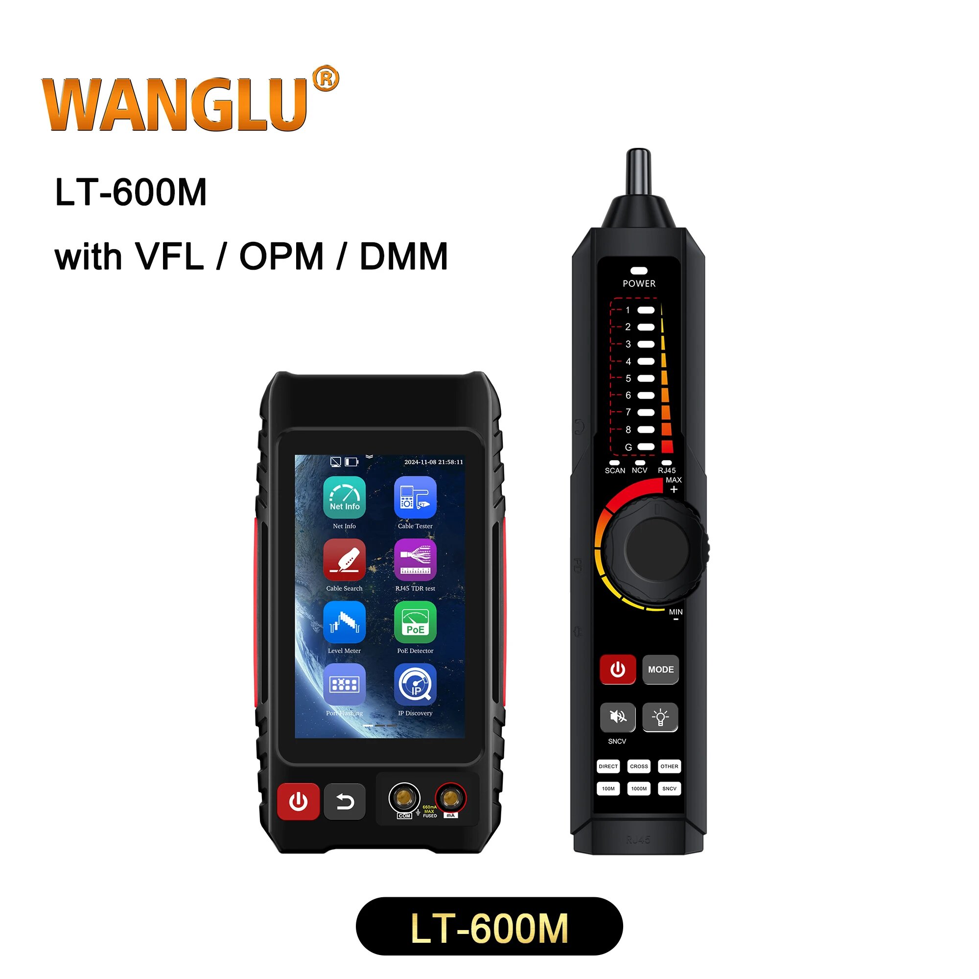 WANGLU Тестер сетевого кабеля LT-600M