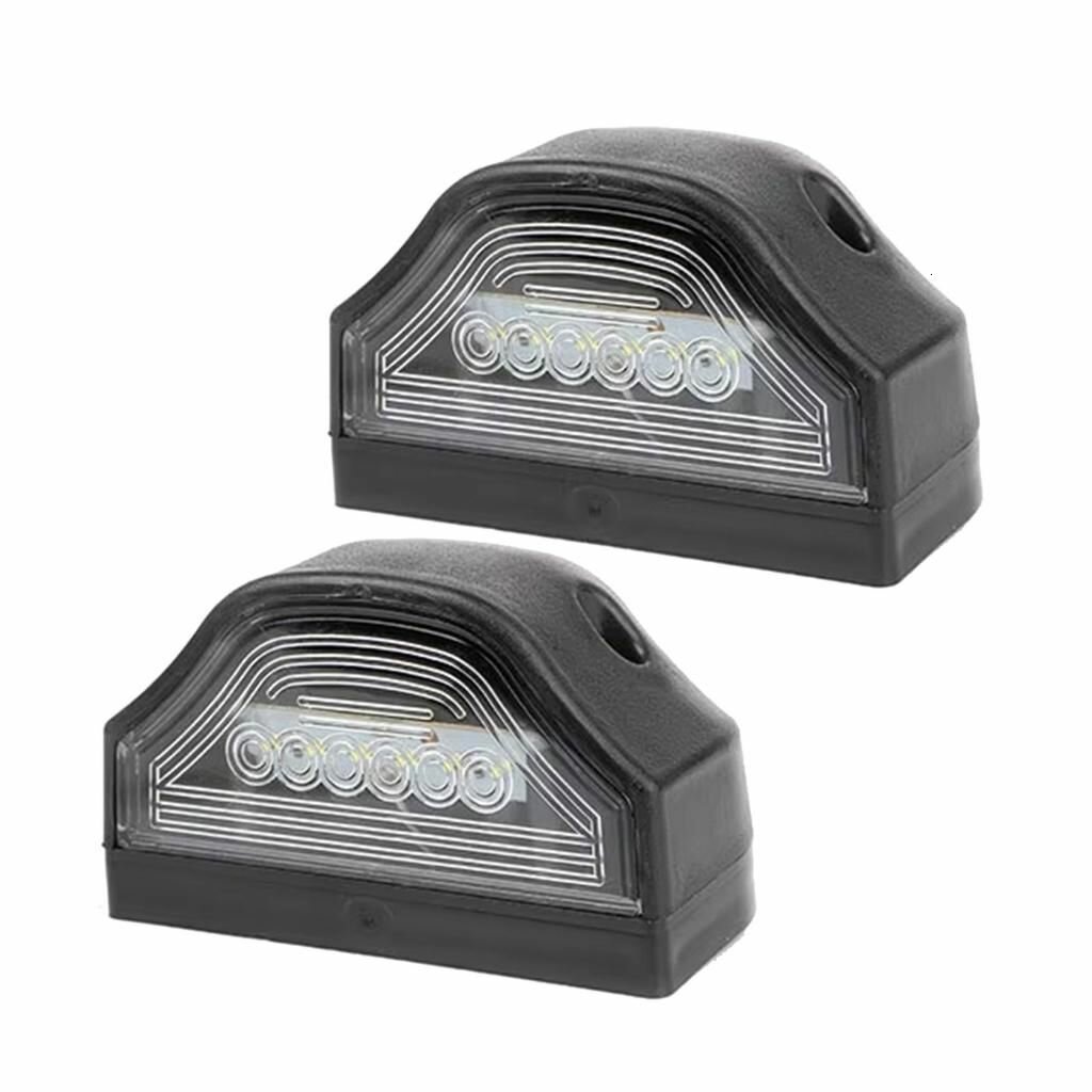 Светодиодный фонарь номерного знака для грузовиков, Черный