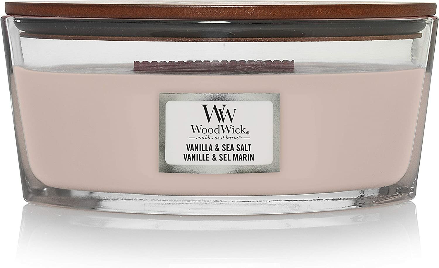 Ароматическая свеча WoodWick "Ваниль и морская соль/VANILA&SEA SALT" 76191