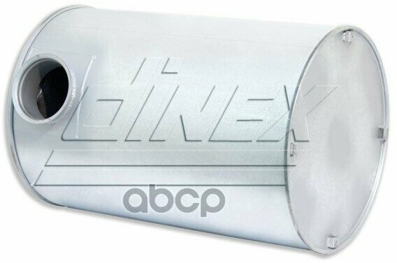 Резонатор (бочка) глушителя! E-line (упрощ. версия) евро 1 DIN80401 круглая Omn Volvo FH12 DINEX арт. 80451