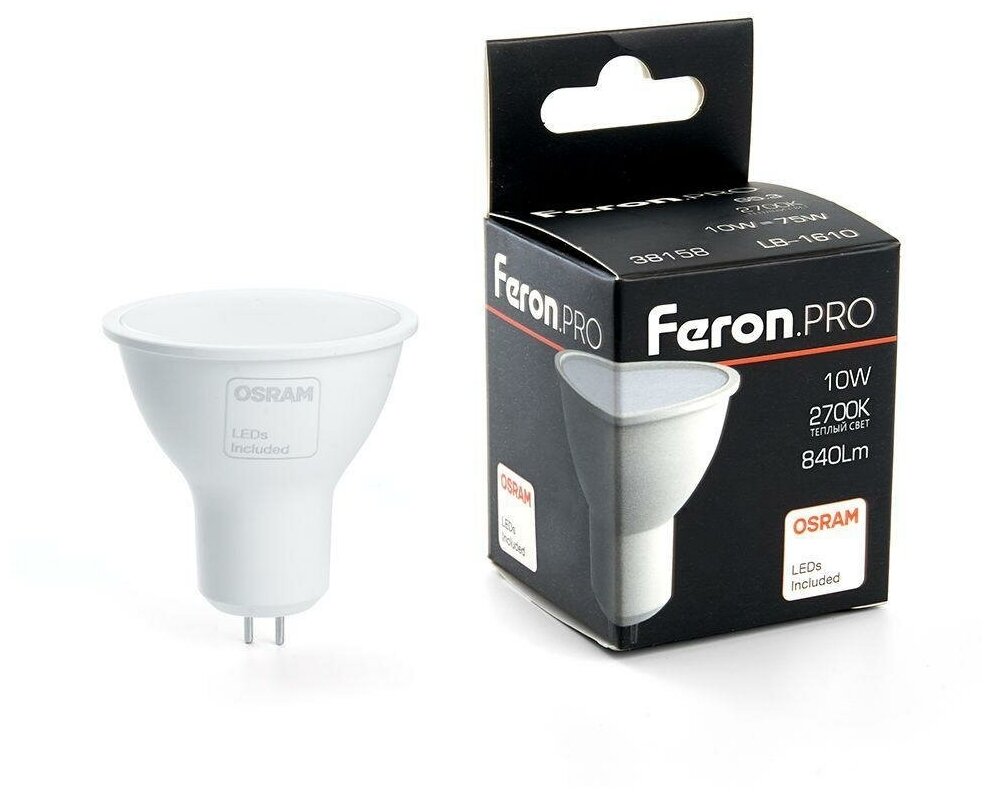 Лампа светодиодная Feron LB-1610 38158