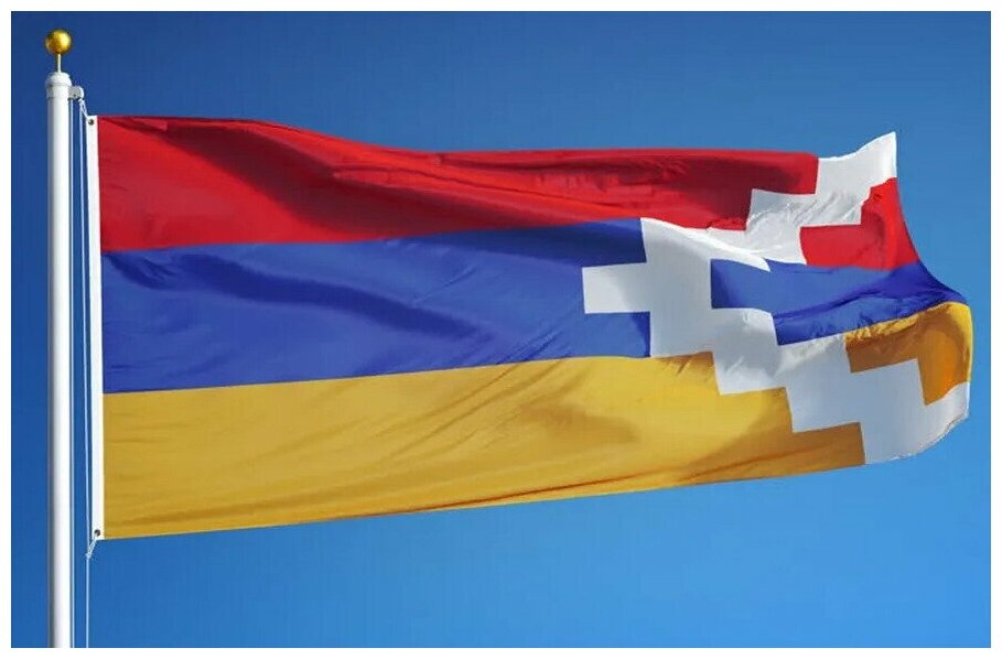 Флаг Нагорно-Карабахской Республики 70х105 см