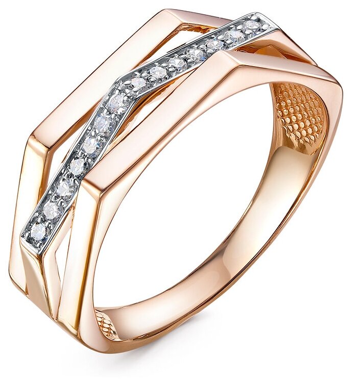 Кольцо, золото, 585 проба, бриллиант