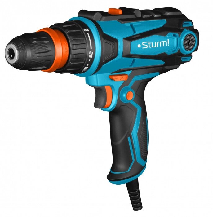 Дрель шуруповерт Sturm ID2145PT "Проф", 2 скор, сменный патрон 10 мм,22+1, 45 НМ, Шнур 4М