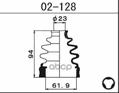 Пыльник шруса внутреннего 1-56 (Maruichi) арт. 02128