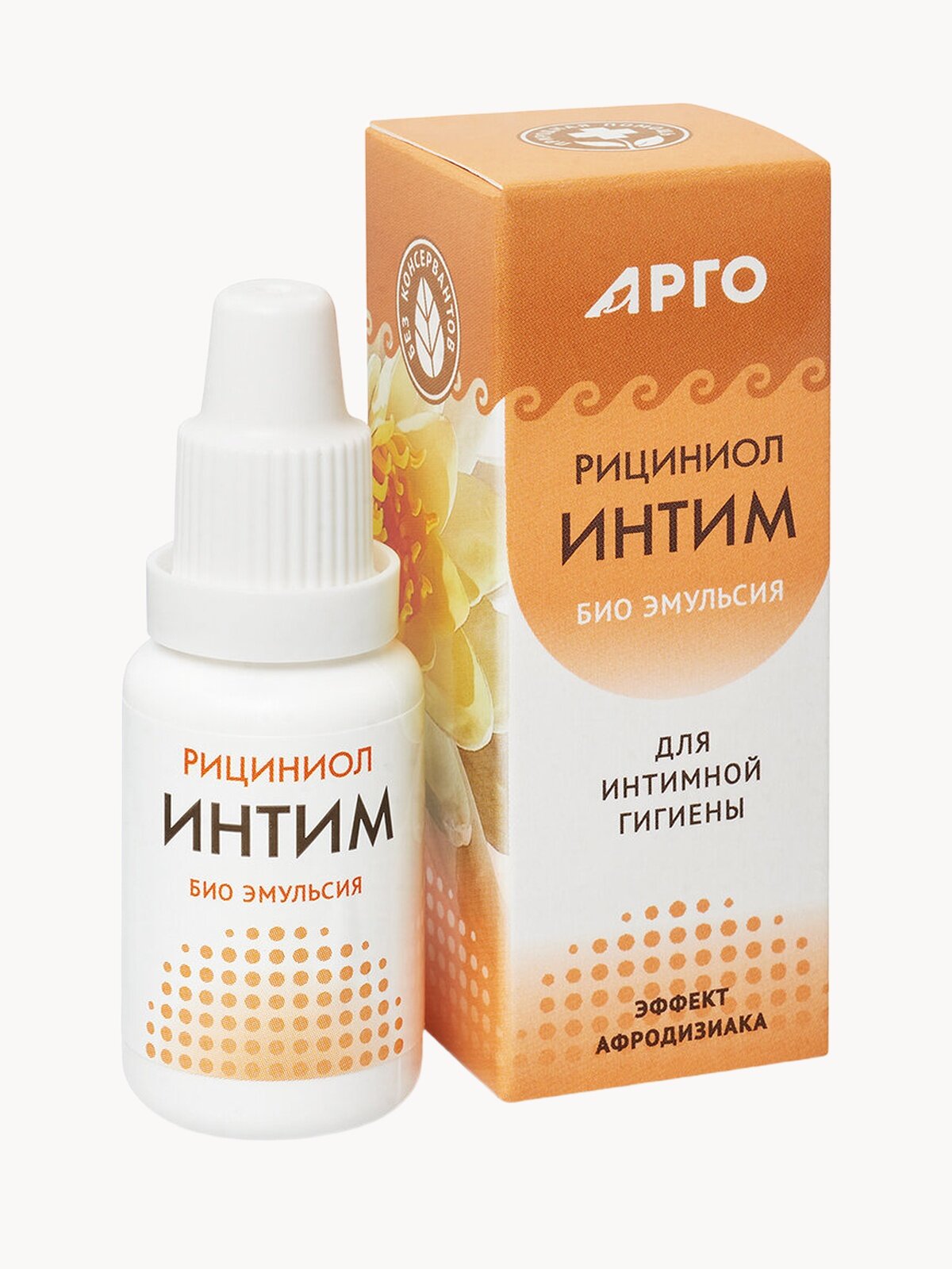 Эмульсия Марианна "Рициниол интим", для интимной гигиены, с эфирным маслом пачули, 15 мл