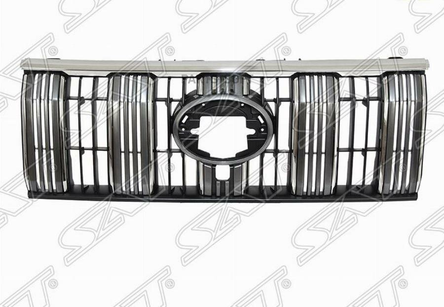 Решетка радиатора Toyota Land Cruiser Prado (J150) 17-20 (Комплектация под камеру) SAT ST-TY150-093-G0 | цена за 1 шт