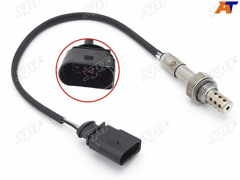 . SAT Датчик кислорода (Лямбда-зонд) для SKODA RAPID 12-/ROOMSTER 06-15/VW GOLF 03-/PASSAT 05-11