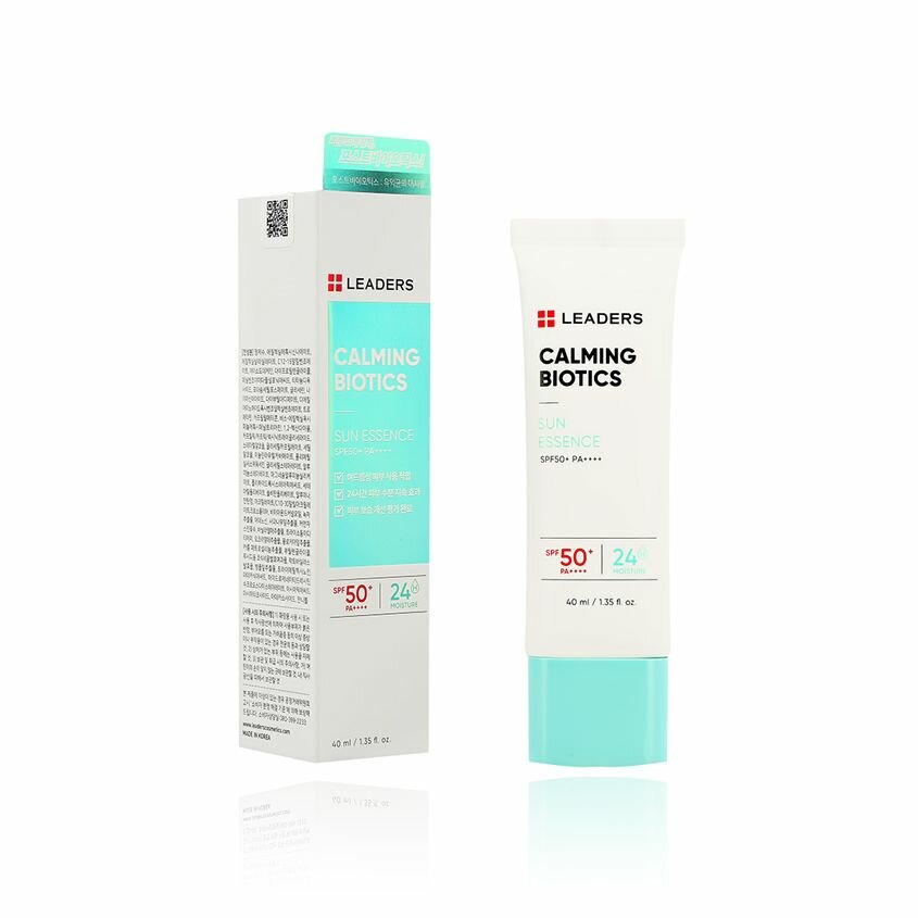 Эссенция для лица LEADERS CALMING BIOTICS увлажняющая SPF 50+ 40 мл