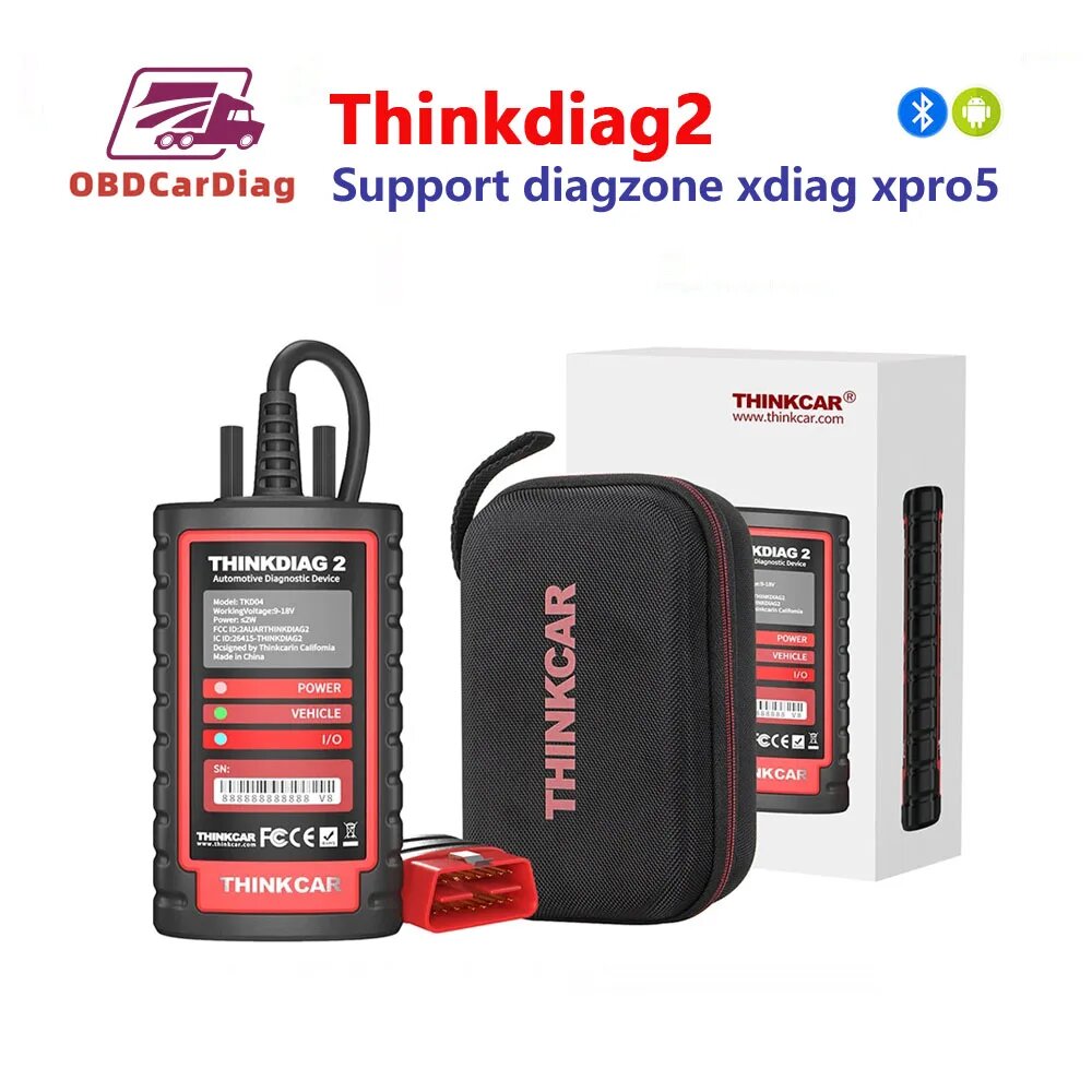 THINKCAR Thinkdiag 2 TD2 с 1 годом ПО