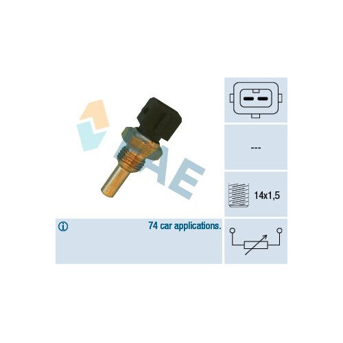 Датчик температуры жидкости для автомобиля, FAE 32560 (1 шт.)