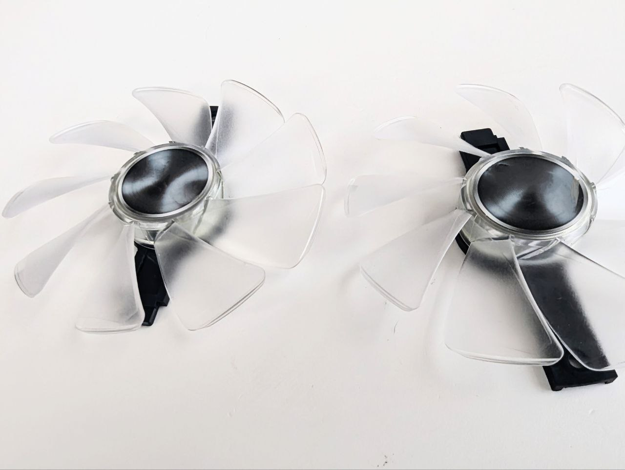 Вентиляторы Sаррhirе Nitro 95 мм на подшипниках для RX580 570 RX480 470 LED-пoдcвeтка (пара)