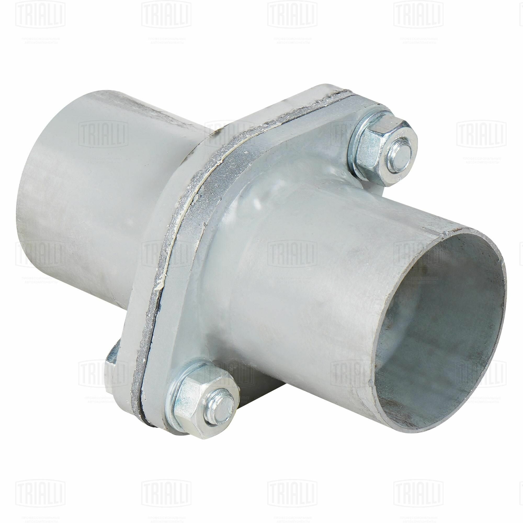 Фланец с трубой Trialli EMPF5560, сталь, 08ПС ОЦ, 55 мм, 122 мм, серый металлик