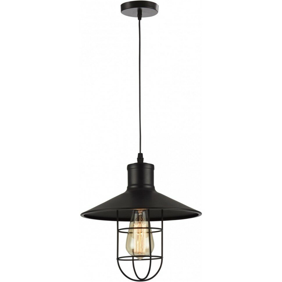 Люстра подвес De Fran SP-0847 BK Е27 1*60Вт 220В черный, металл