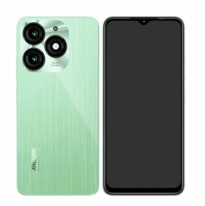 6,6" Смартфон ITEL A70 4/256 ГБ (A70) 2023, зеленый