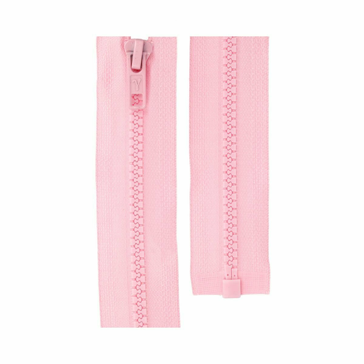 Молния трактор "GAMMA" тип 5 G3051 80 см 10 шт разъёмная однозамковая №133 св. розовый