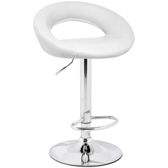 Стул барный Woodville Oazis white / chrome
