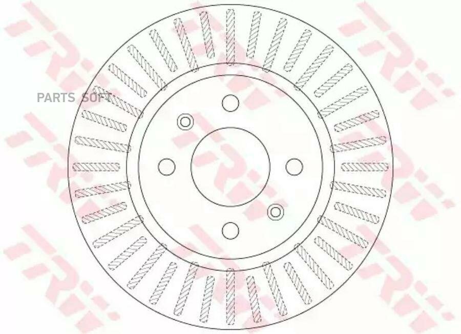 TRW DF6431 Диск тормозной Hyundai i20 08