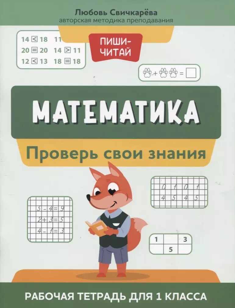 Математика: проверь свои знания: рабочая тетрадь для 1 класса