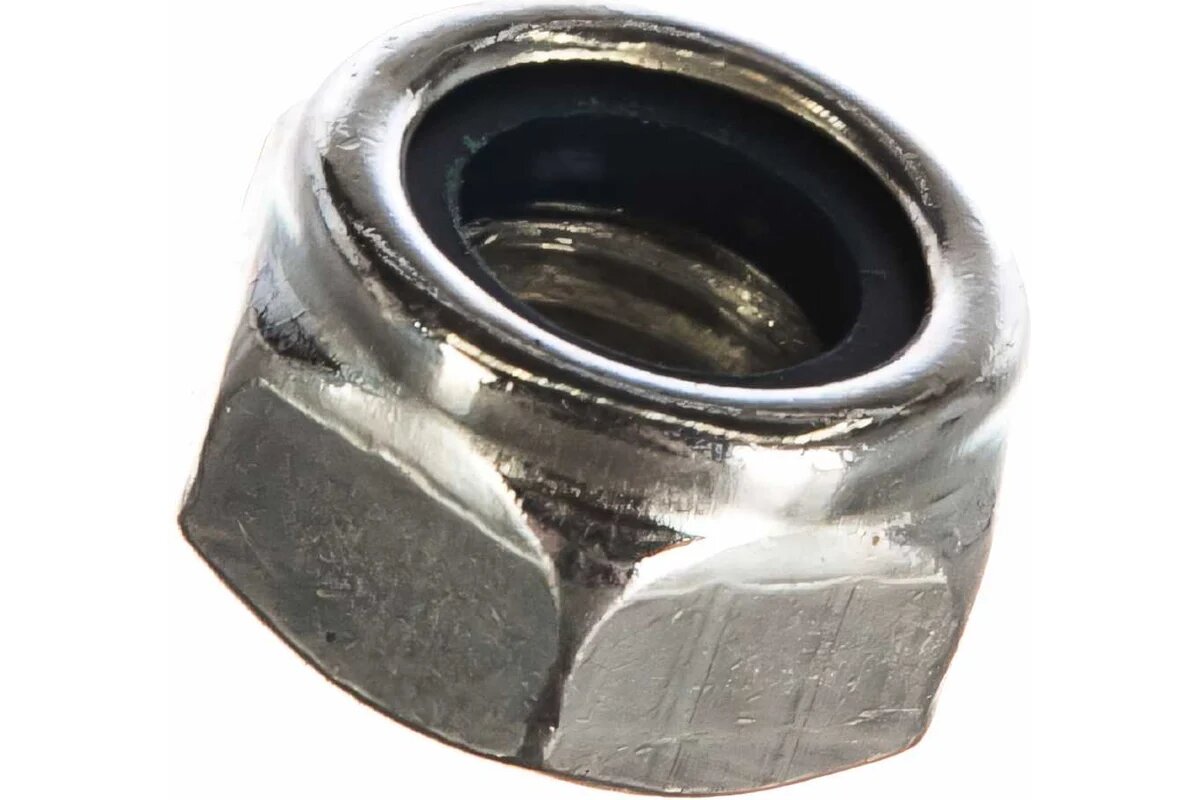 Метизный двор Самостопорящаяся гайка с нейлоновым кольцом M10 DIN 985, 100 шт