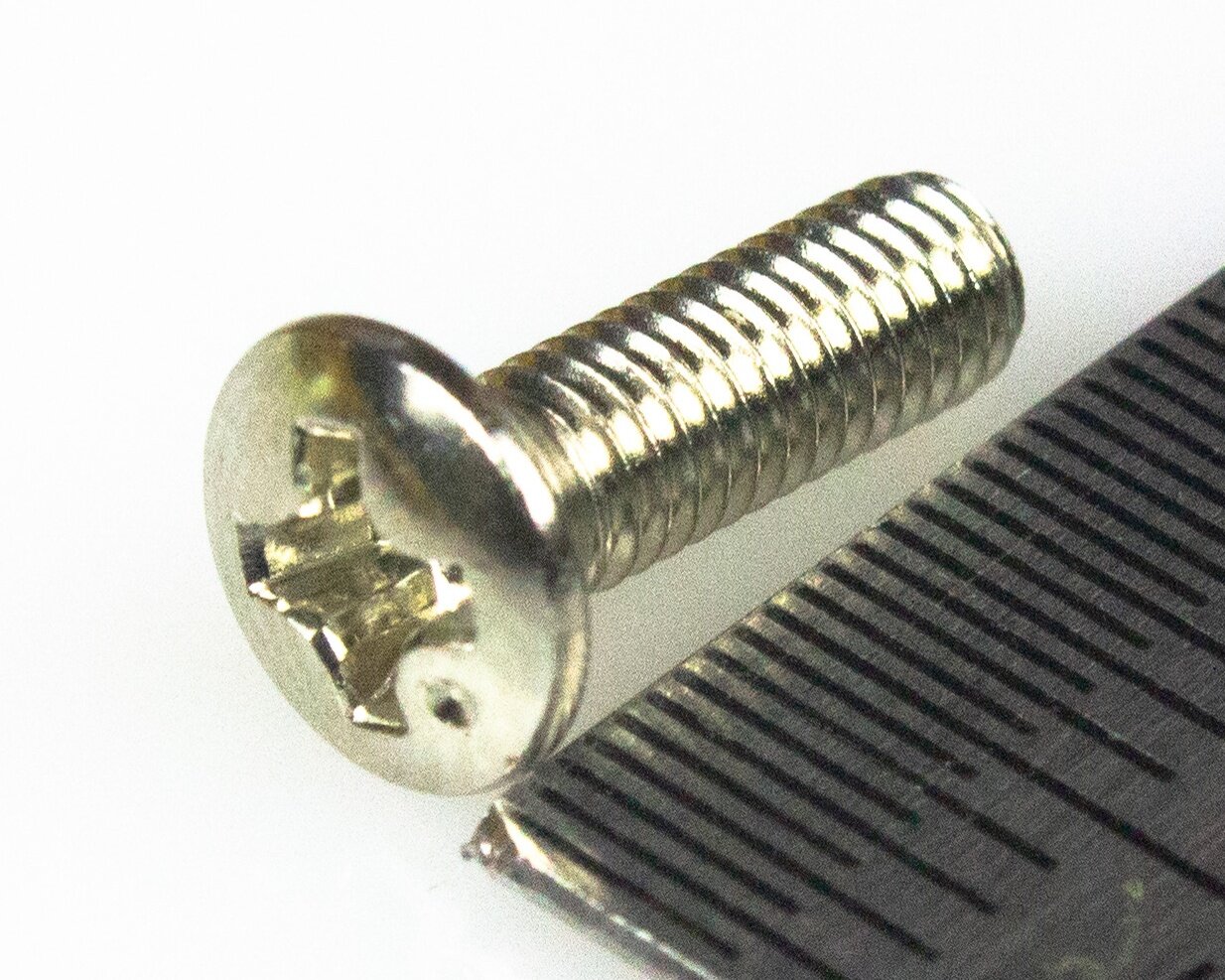 Винт для переключателя HOSCO PS-06L (3.4 х 8.6 мм), никель