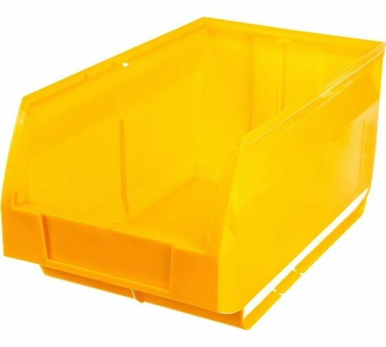 Ящик Gigant 400x230x200 ПП желтый 32082