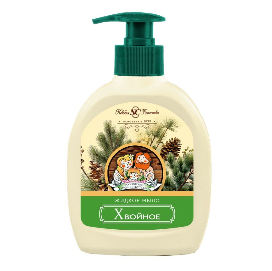 Мыло туалетное жидкое Невская Косметика Хвойное 300мл