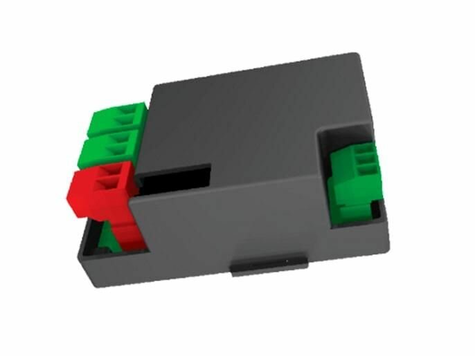 Плата аварийного питания для подключения и зарядки аккумуляторов 002RLB