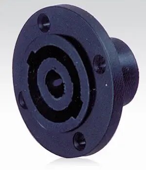 Акустический разъем "Speakon", панельный, "мама", пластик Soundking CB204