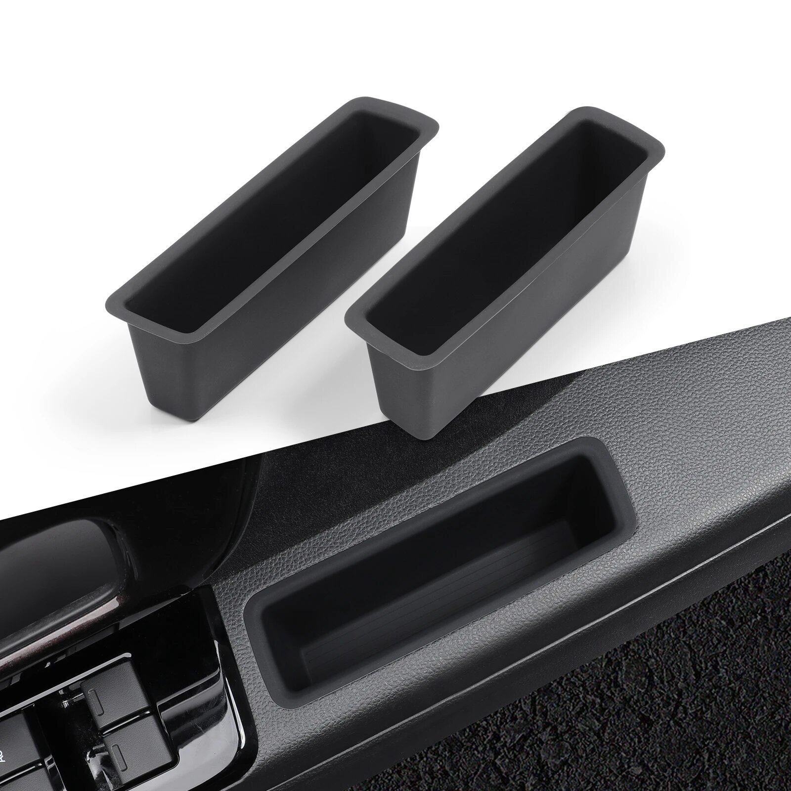 Для Honda N-BOX JF3 JF3 2017-2022 автомобильный боковой дверной держатель коробка для хранения дверной ручки аксессуары для хранения подходят только для правого руля