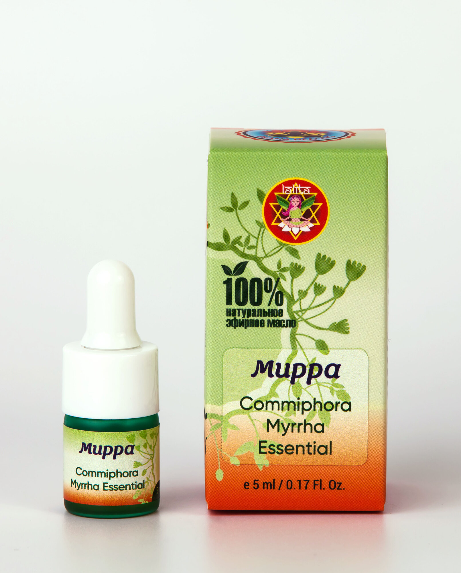 Мирра (эфирное масло) / Commiphora myrrha essential / 5 мл / стекло / Prana Healing / LALITA®